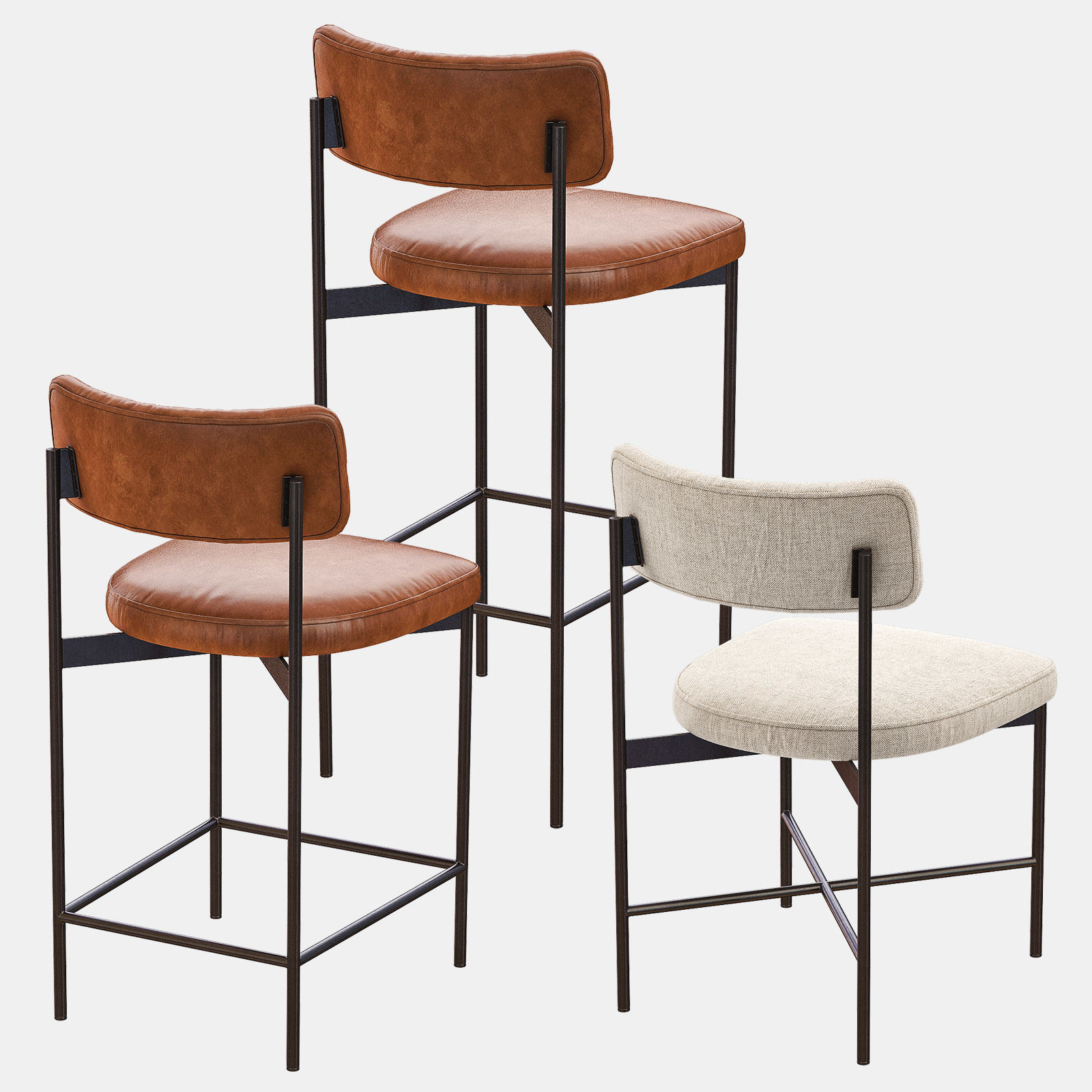 MAISON Dining Chair Bar and Counter Stools 3D model | CGTrader