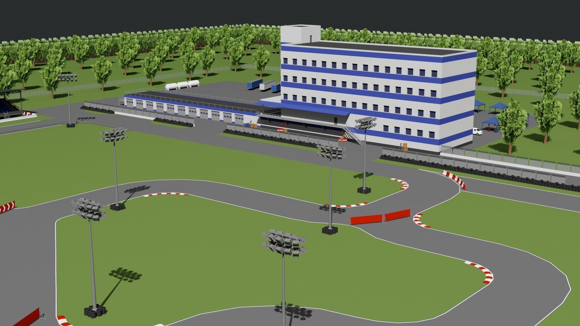 3D model LOW POLY RACING PACK VR / AR / low-poly | CGTrader