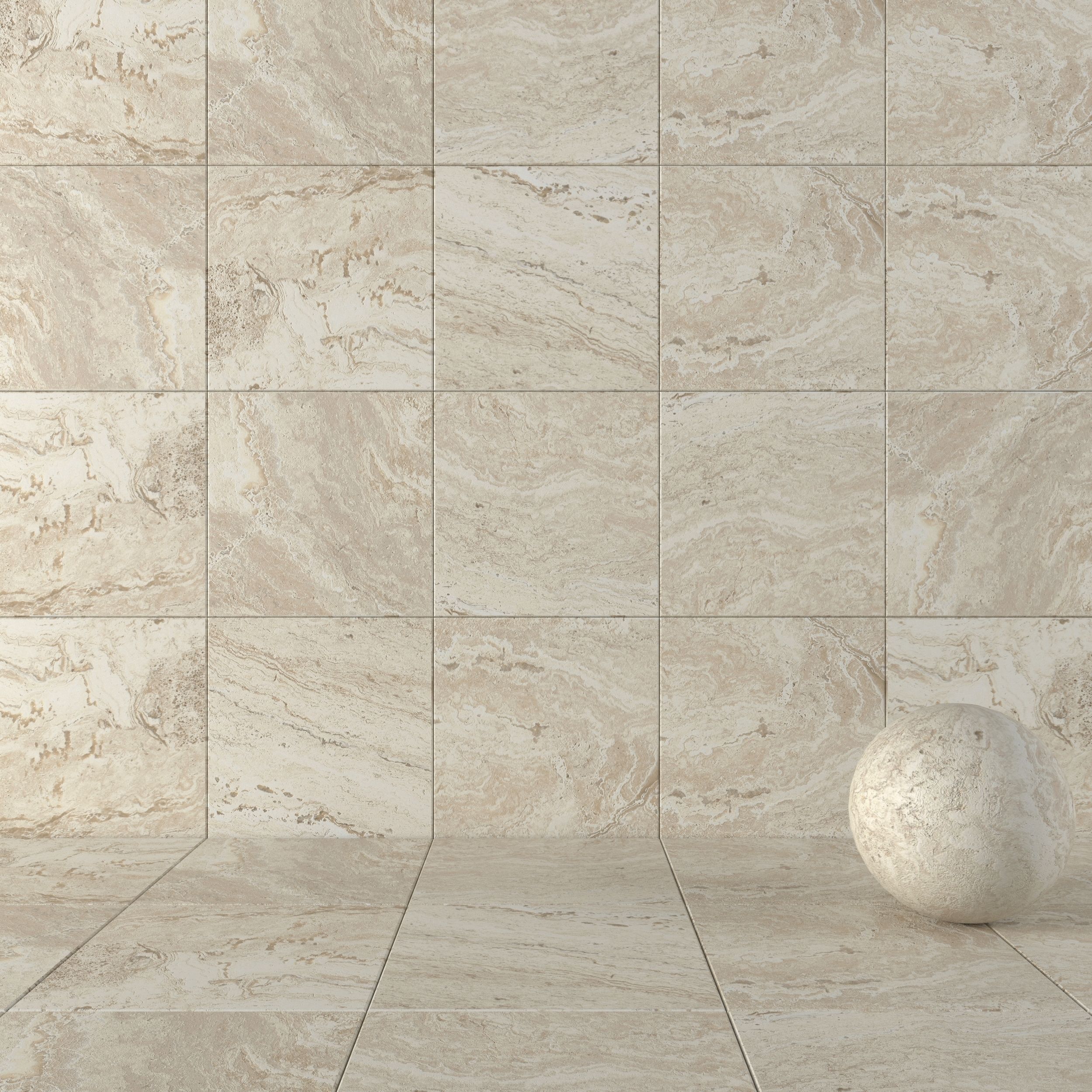 Stone Wall Tiles Antico Sand 80x80 Set 2 Texture | CGTrader