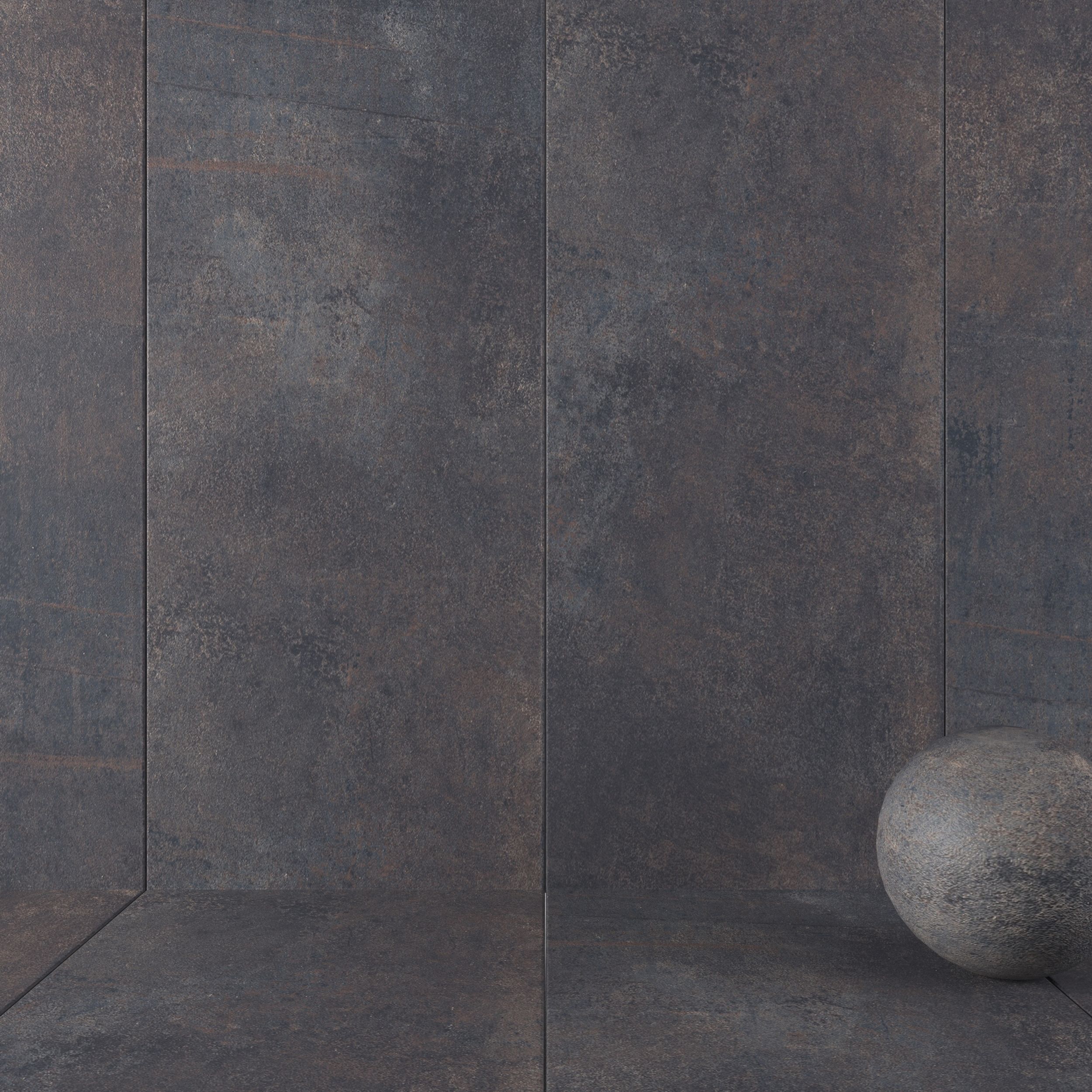 Stone Wall Tiles Etna Anthracite 120x270 Texture | CGTrader