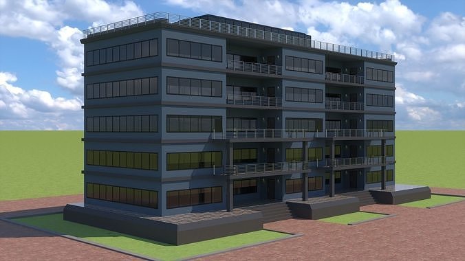 Corporate Building 3D model | CGTrader
