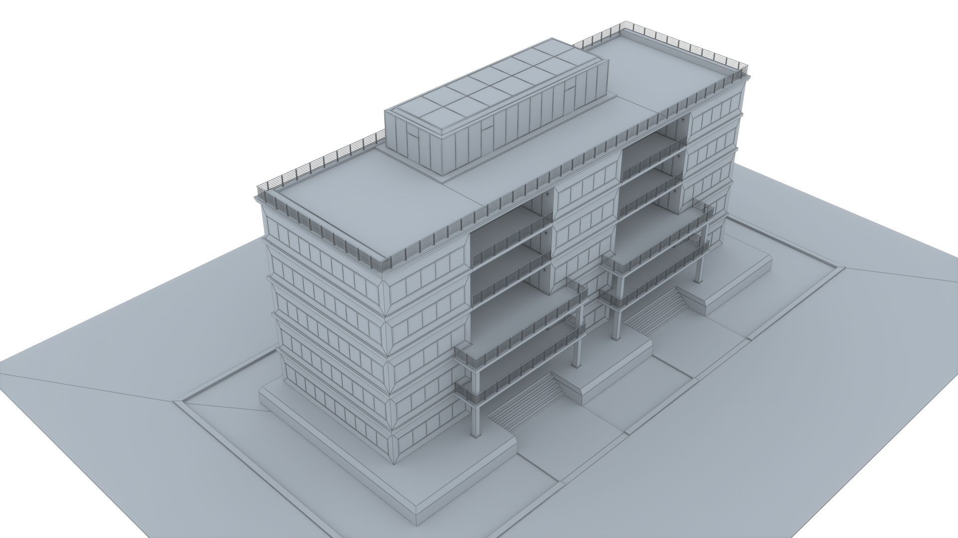 Corporate Building 3D model | CGTrader
