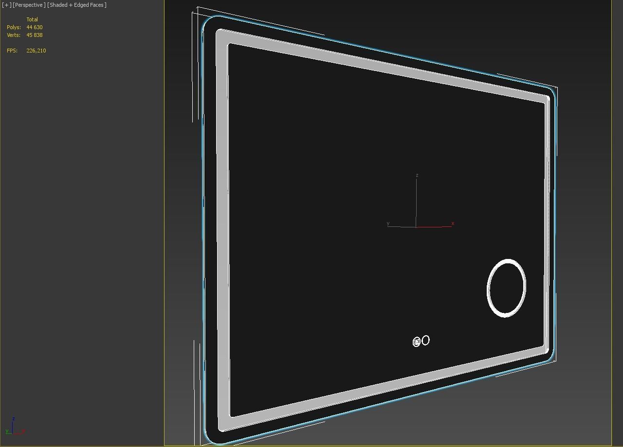 Deejay LED Mirror 900 x 700 mm 3D model | CGTrader