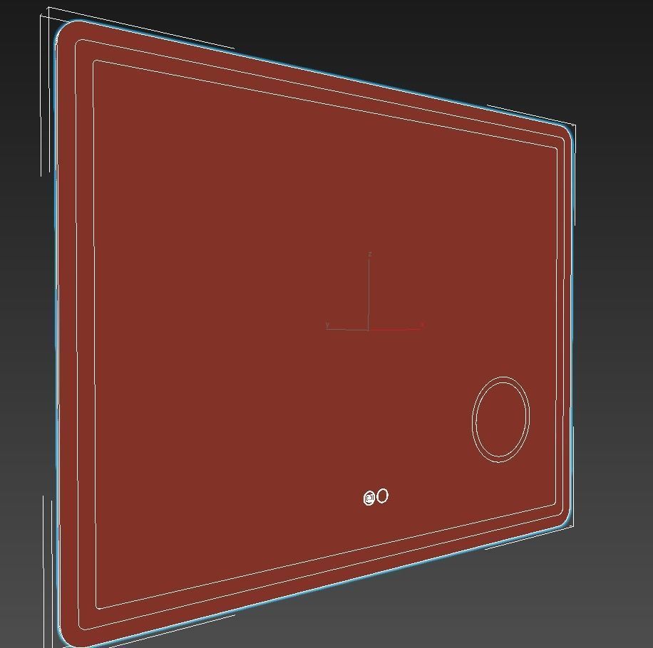 Deejay LED Mirror 900 x 700 mm 3D model | CGTrader