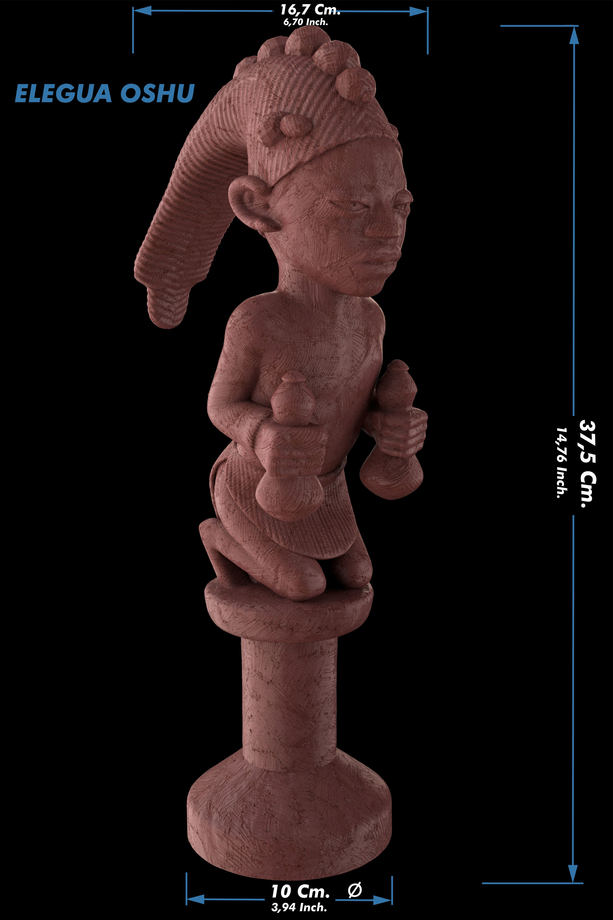 Eleggua egyptian statue 3D model 3D printable | CGTrader