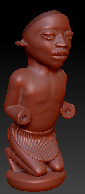 Eleggua egyptian statue 3D model 3D printable | CGTrader