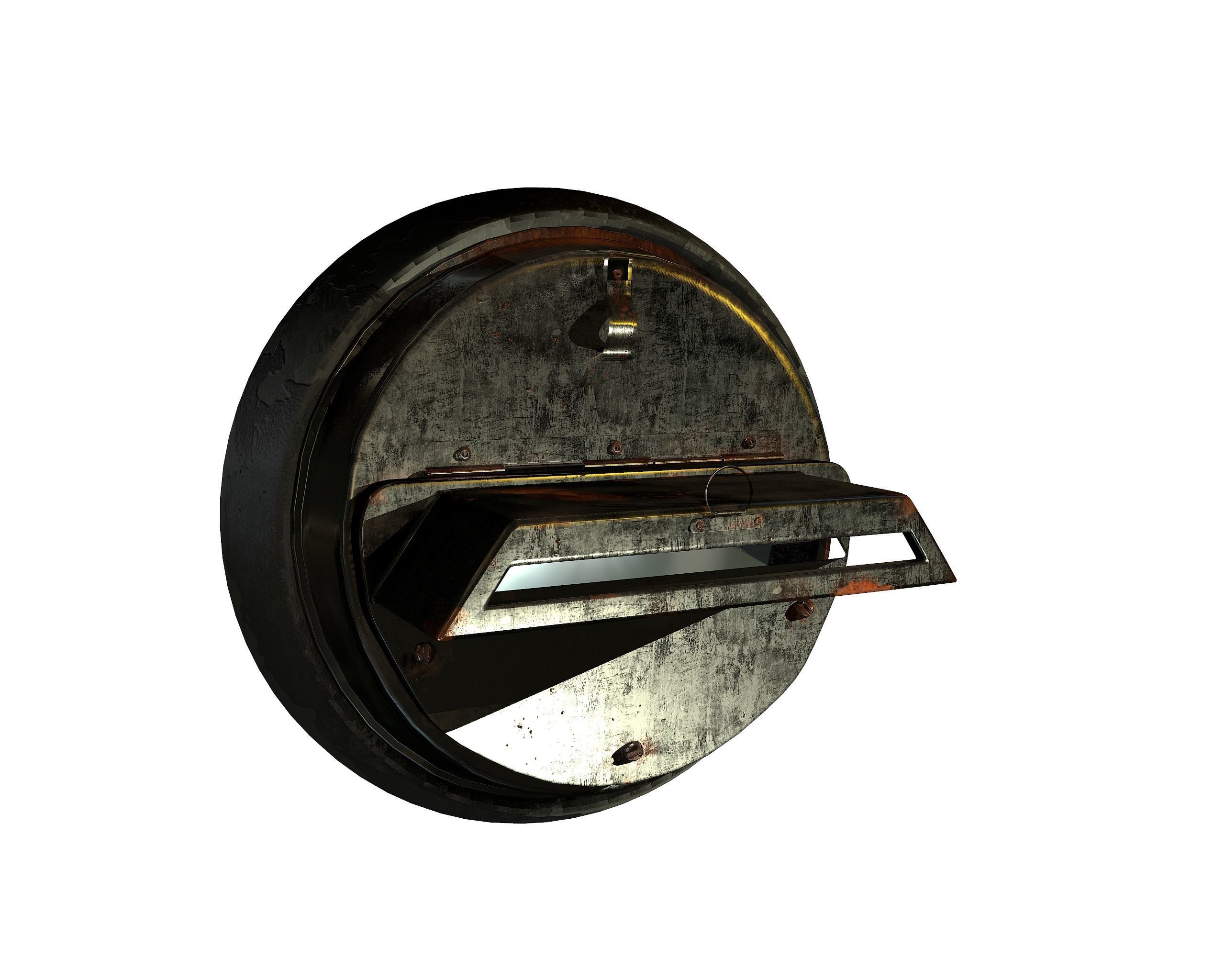 Tank headlight 3D model | CGTrader