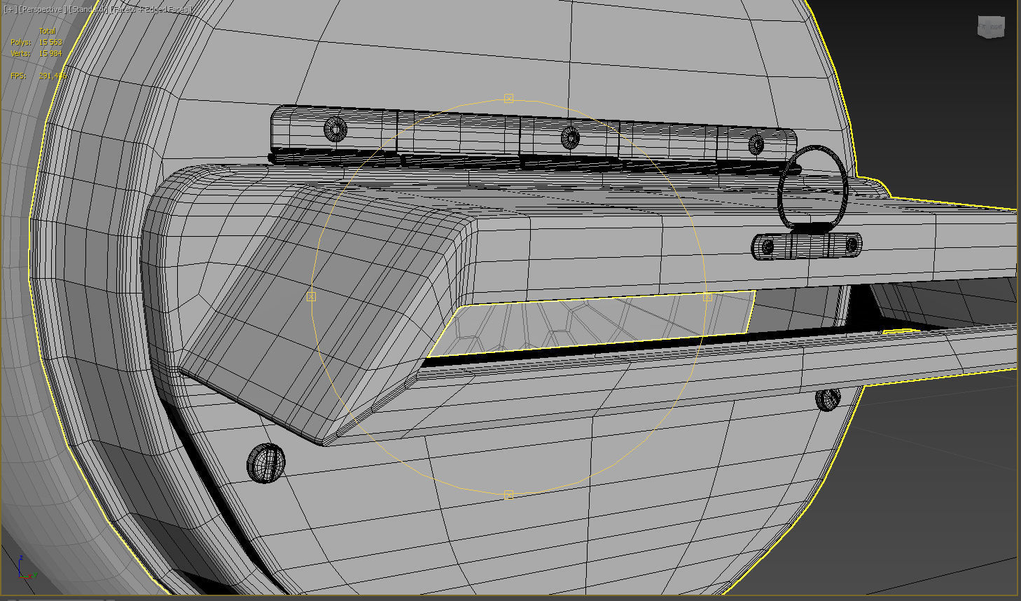 Tank headlight 3D model | CGTrader