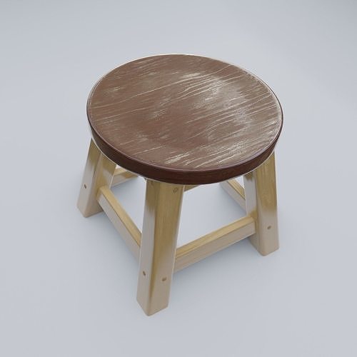Child Step Stool 3D model | CGTrader