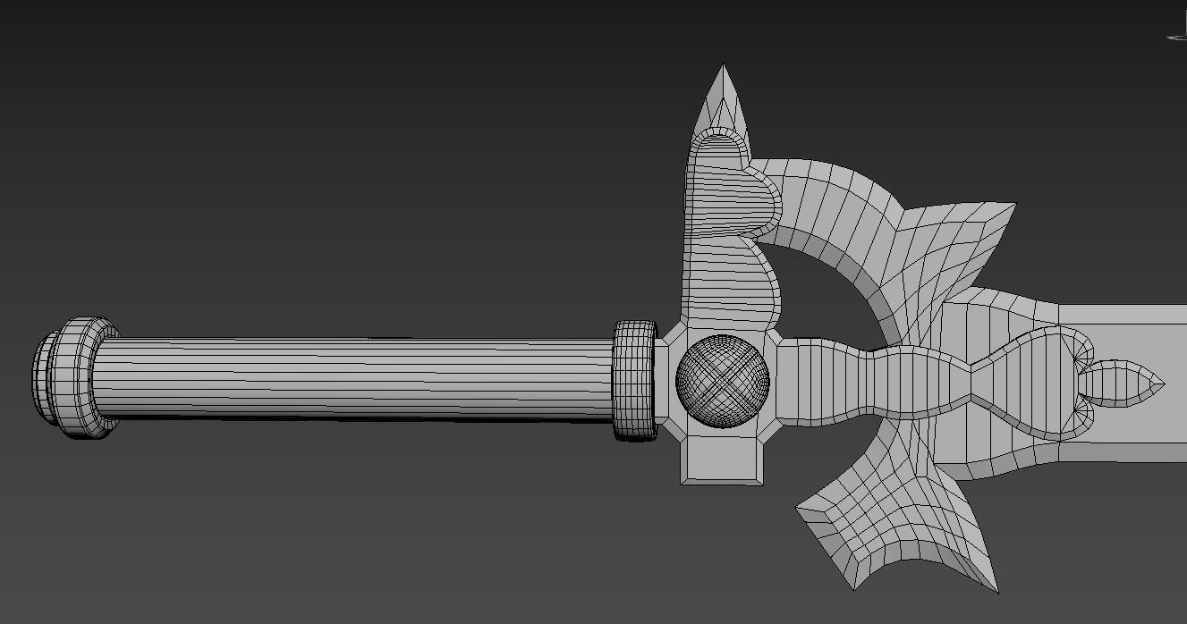 3D model Kirito Elucidator Sword Art Online VR / AR / low-poly | CGTrader