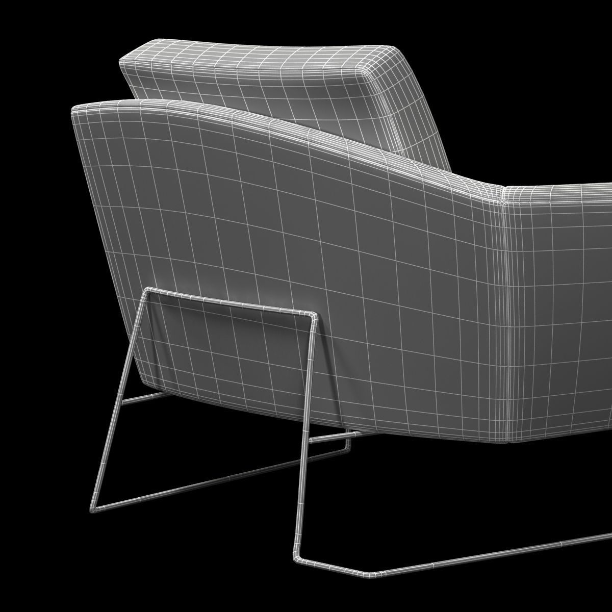 David Weeks sculpt chair 3D model | CGTrader