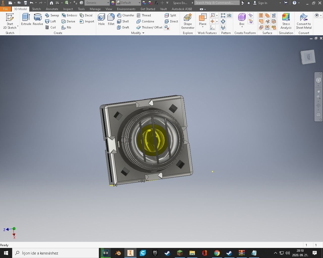 Space Engineers Spotlight Block 3D model 3D printable | CGTrader