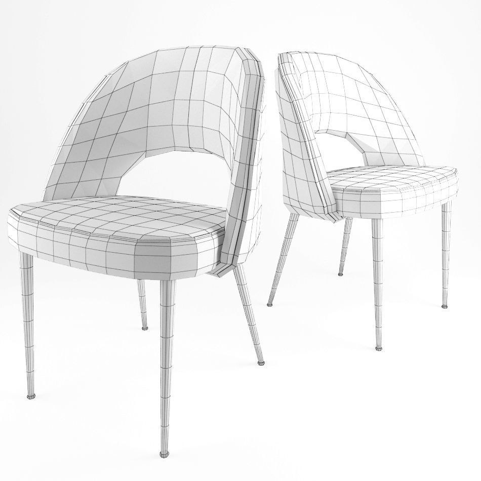 Modrest Gloria Dining Chair 3D model | CGTrader