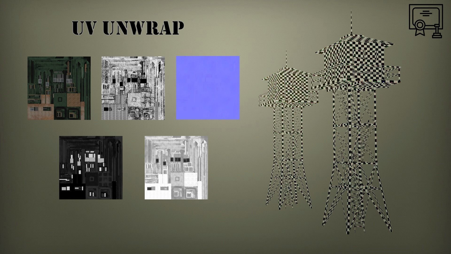 3D model Scout Tower VR / AR / low-poly | CGTrader