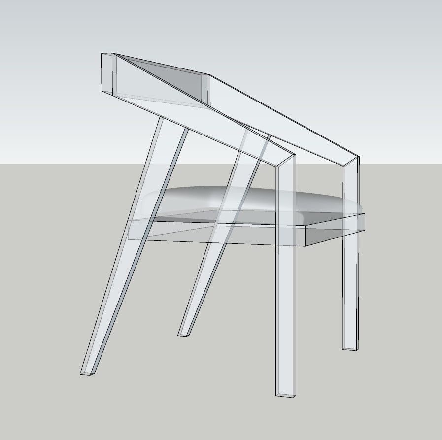 3D model MOST WANTED DINING CHAIR VR / AR / low-poly | CGTrader