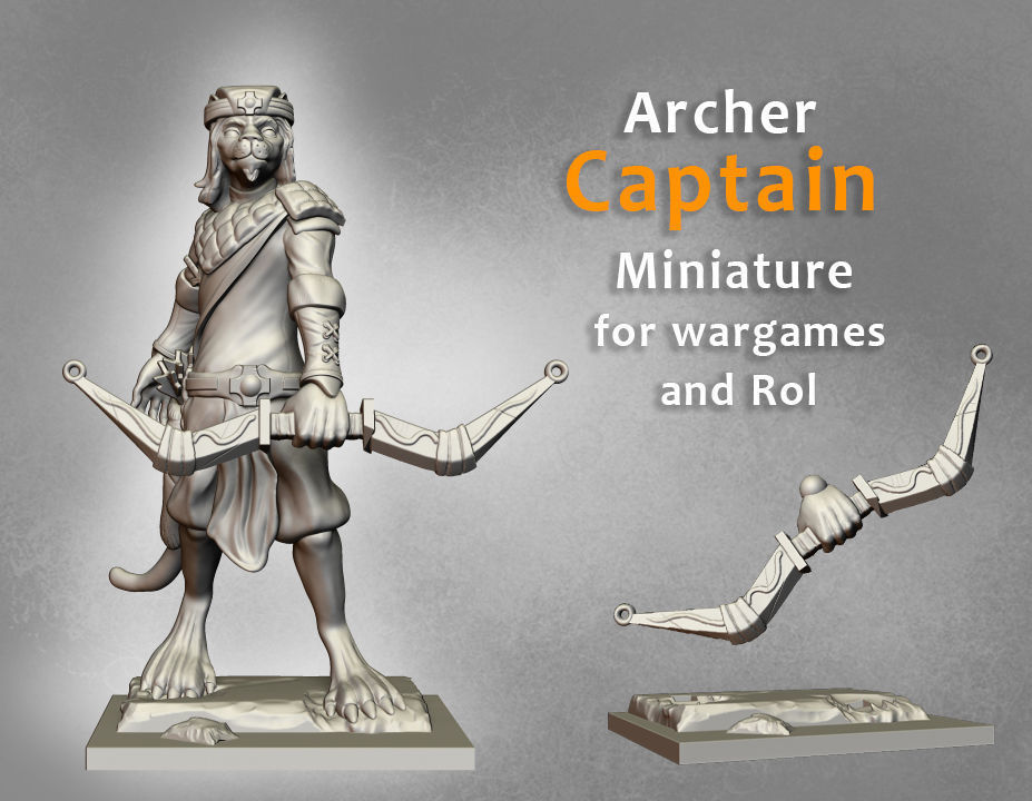 Archer Captain 3D model 3D printable | CGTrader