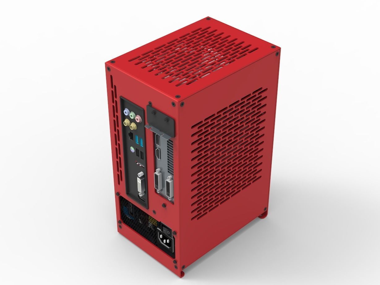 Mini-ITX Case Konsep 3D model | CGTrader