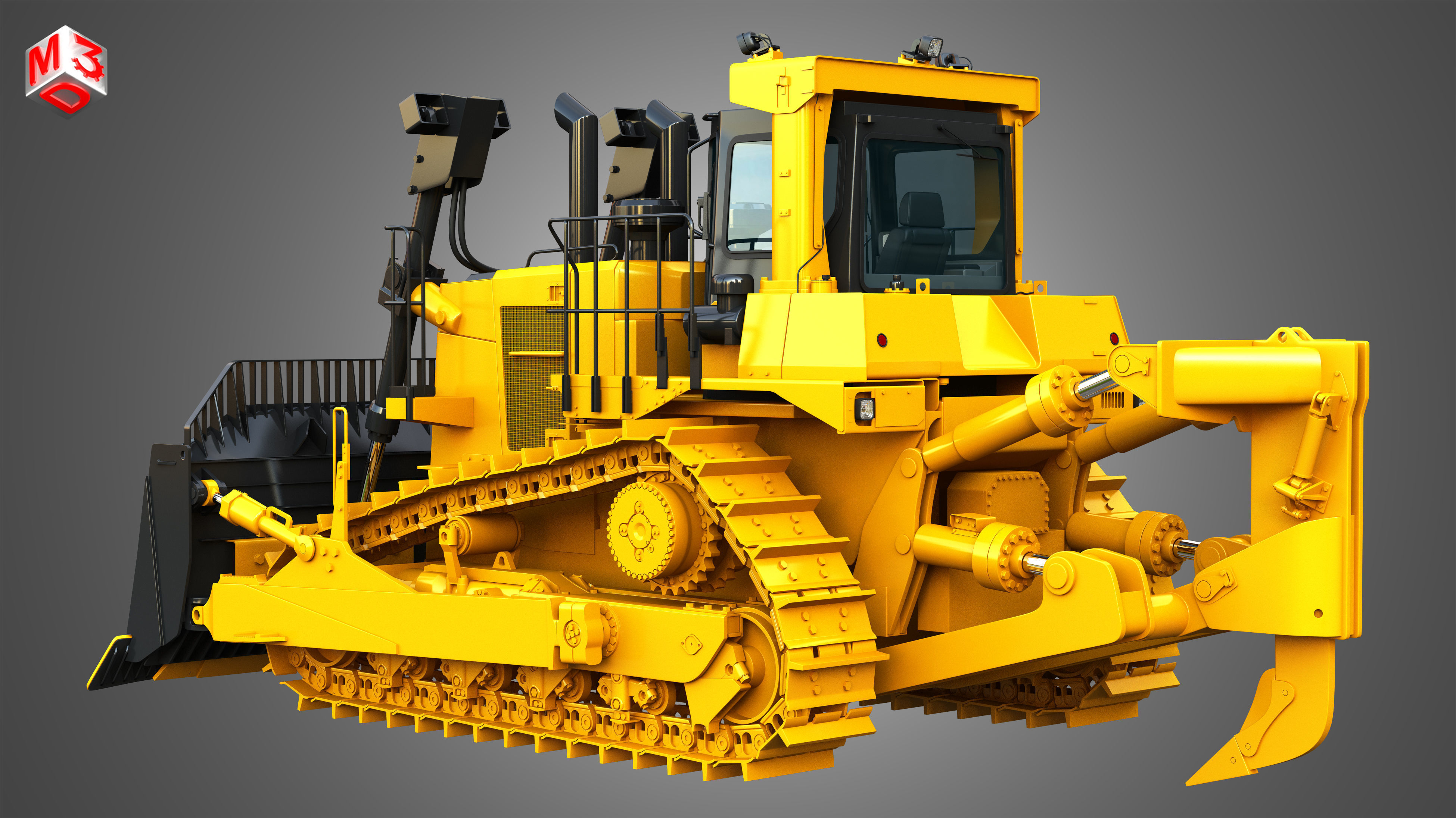 D10T2 - Dozer 3D model | CGTrader