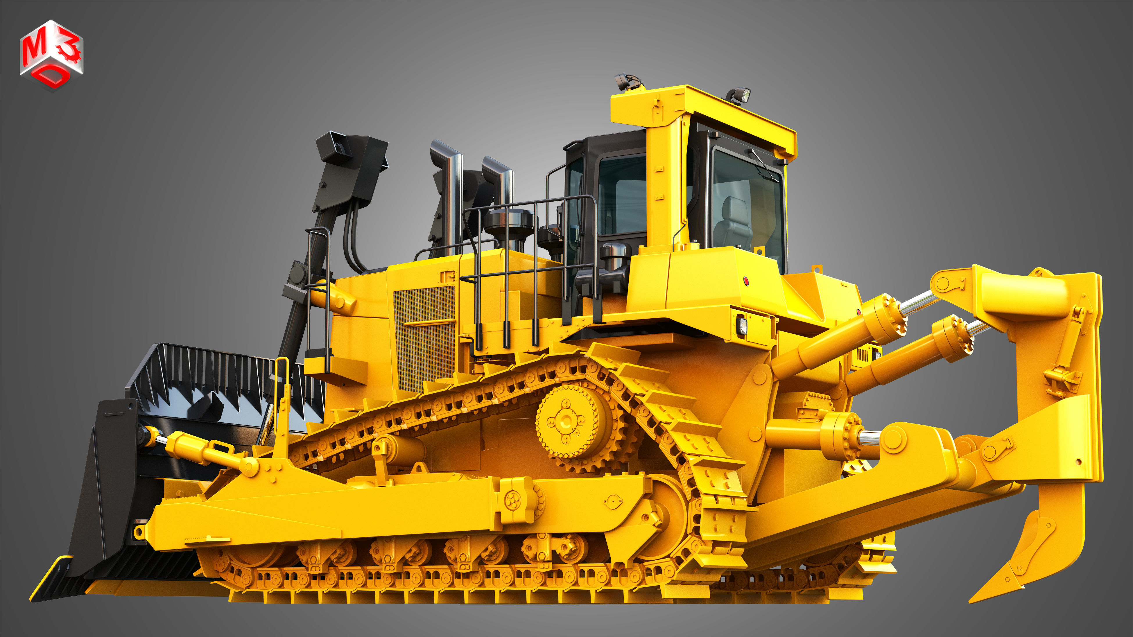 D10T2 - Dozer 3D model | CGTrader
