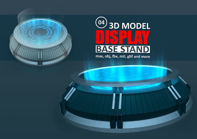 STAND BASE 04 3D model | CGTrader