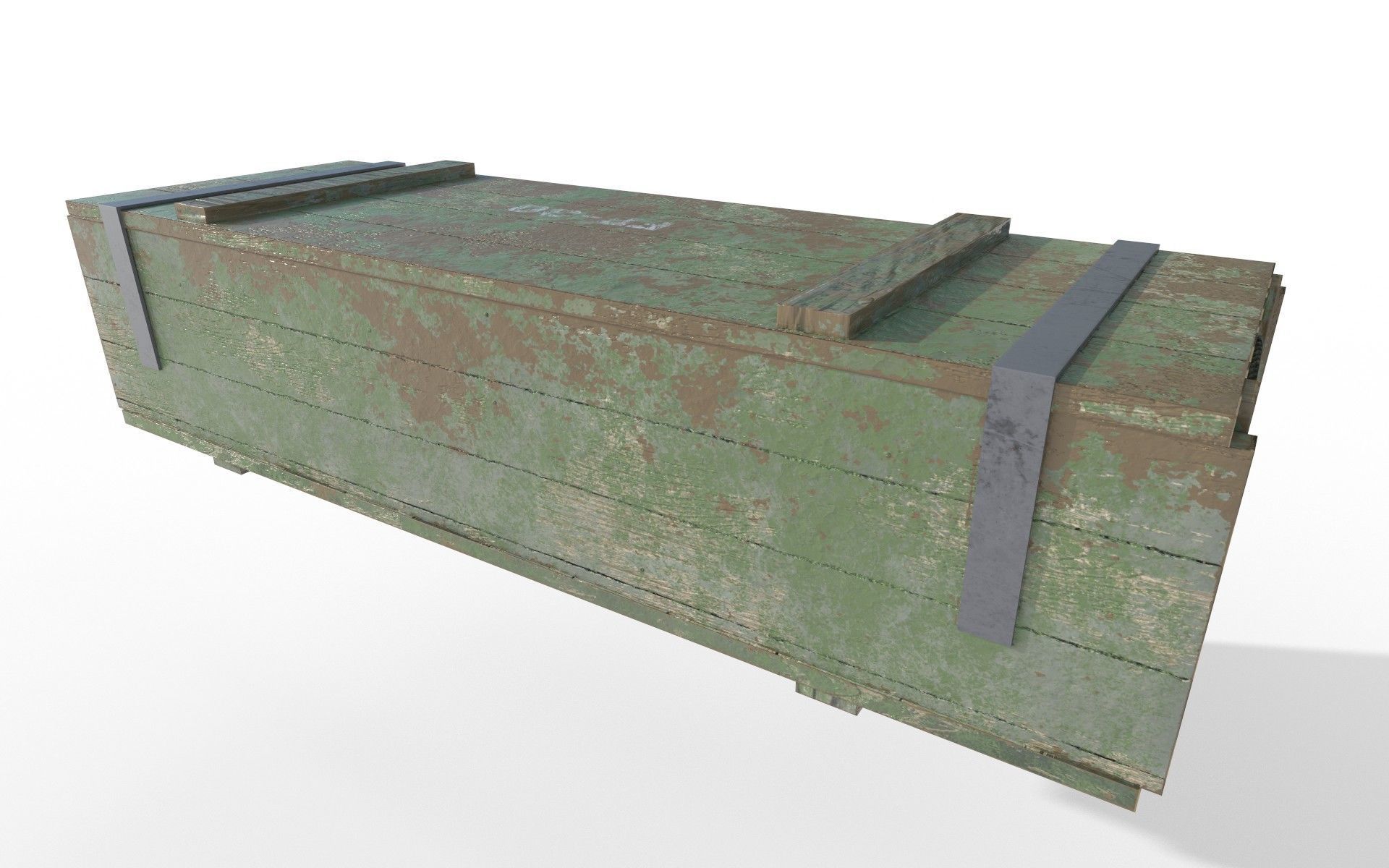 3D model Old military crate VR / AR / low-poly | CGTrader
