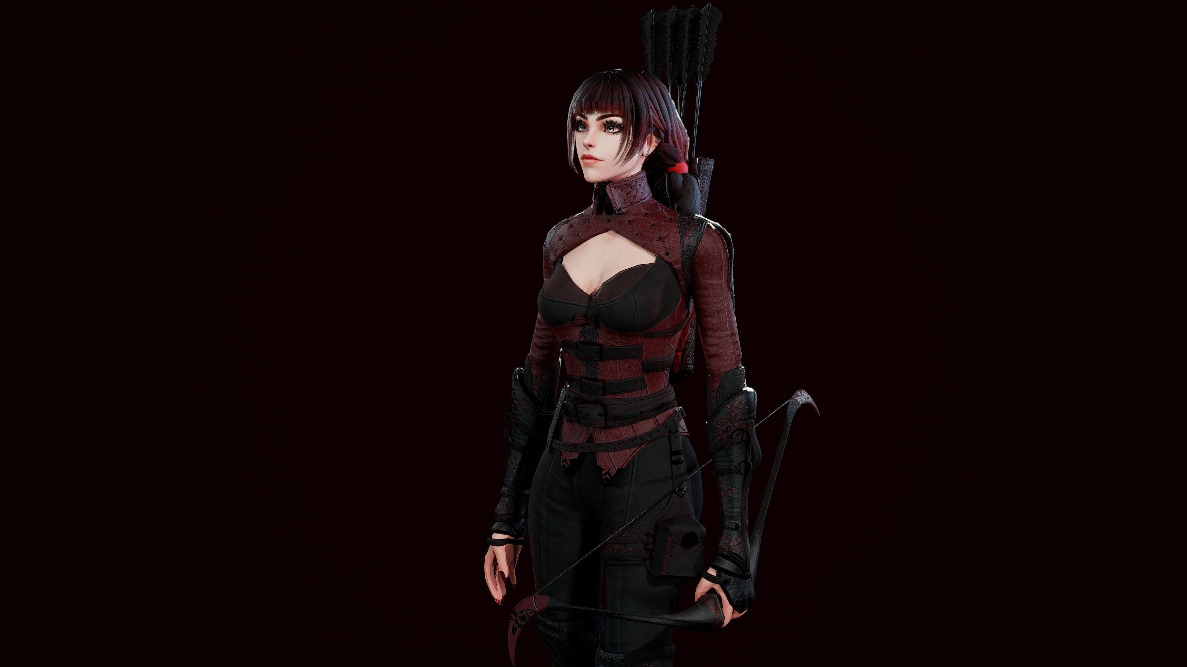 3D model Archer Sofia VR / AR / low-poly rigged animated | CGTrader