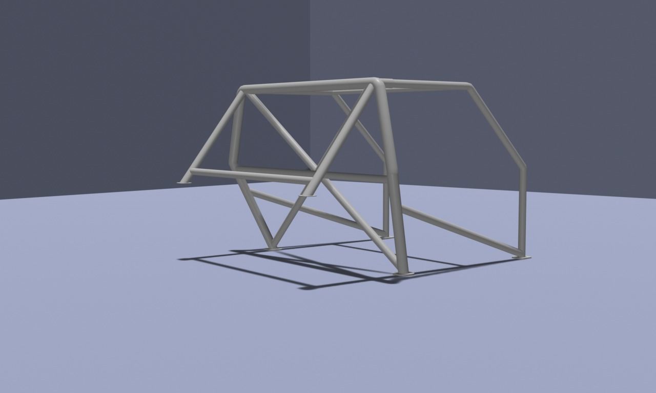Six Point Racing Rollcage free VR / AR / low-poly 3D model | CGTrader