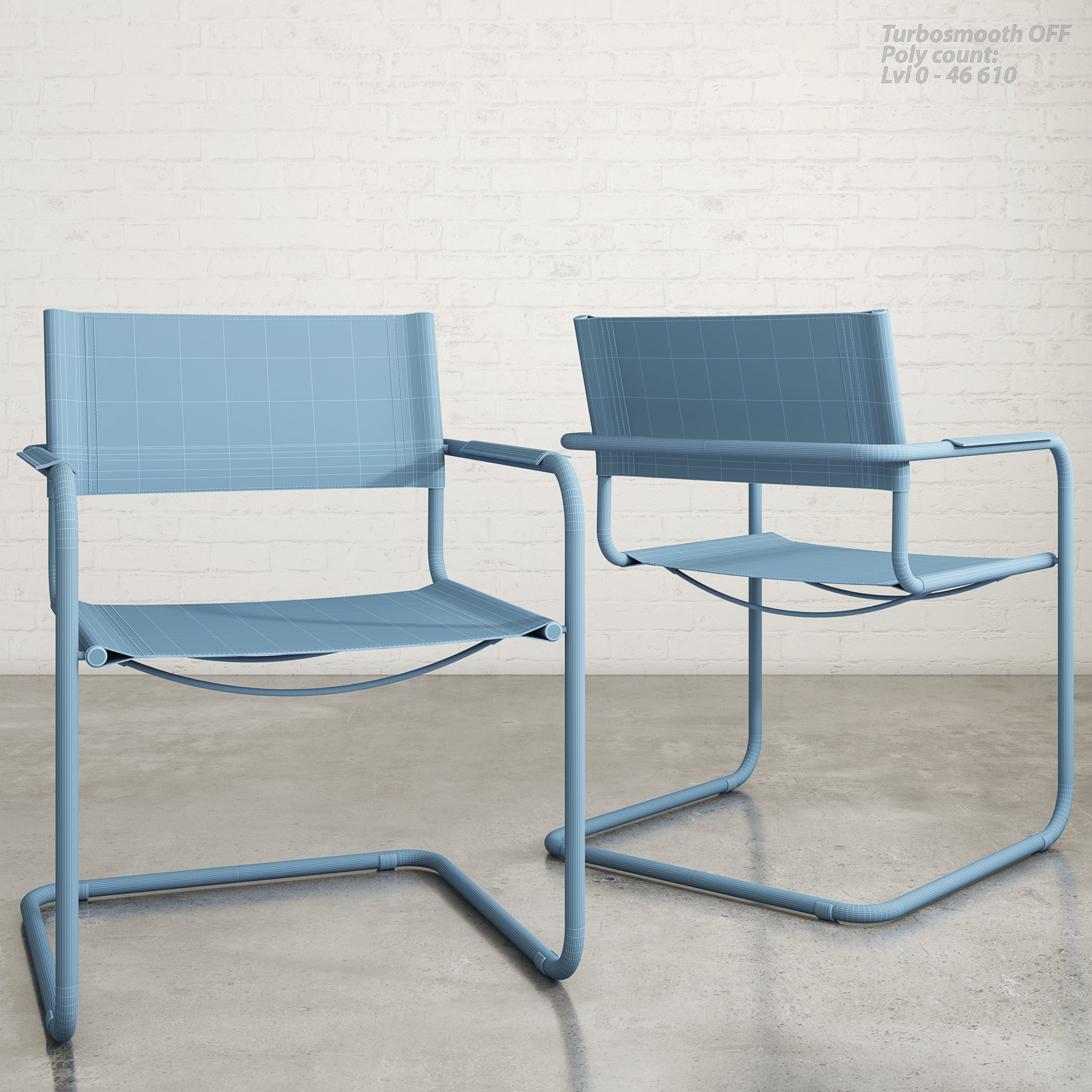 Mart Stam Armchair 3D model | CGTrader
