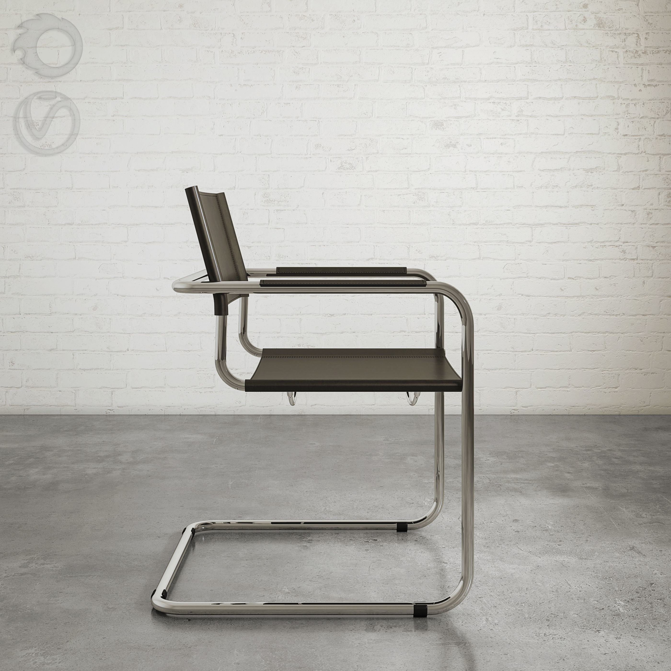 Mart Stam Armchair 3D model | CGTrader