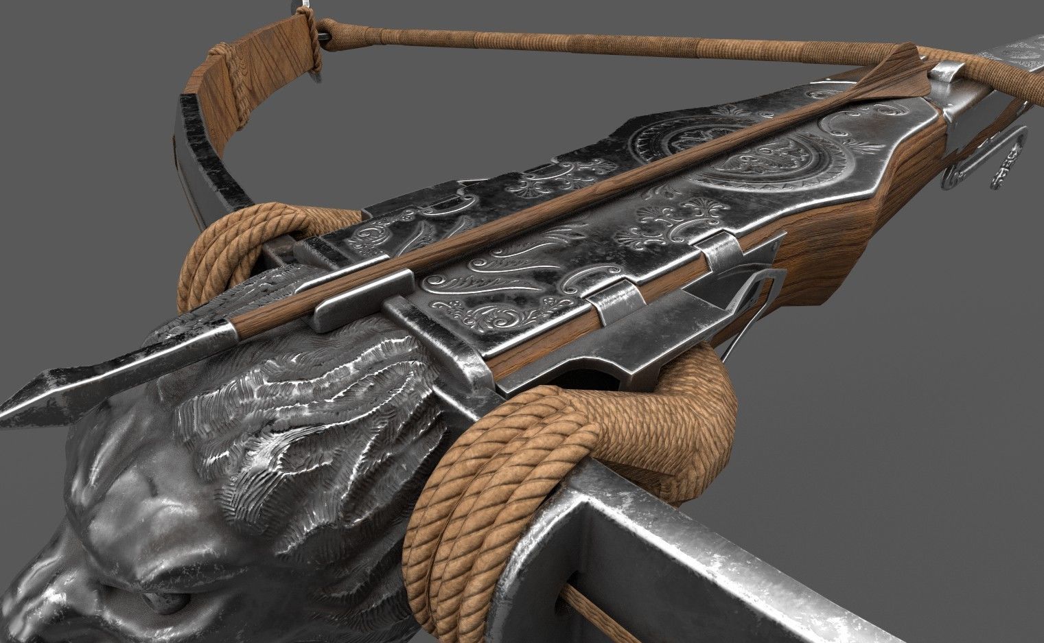 3D model Bow of hercules VR / AR / low-poly | CGTrader