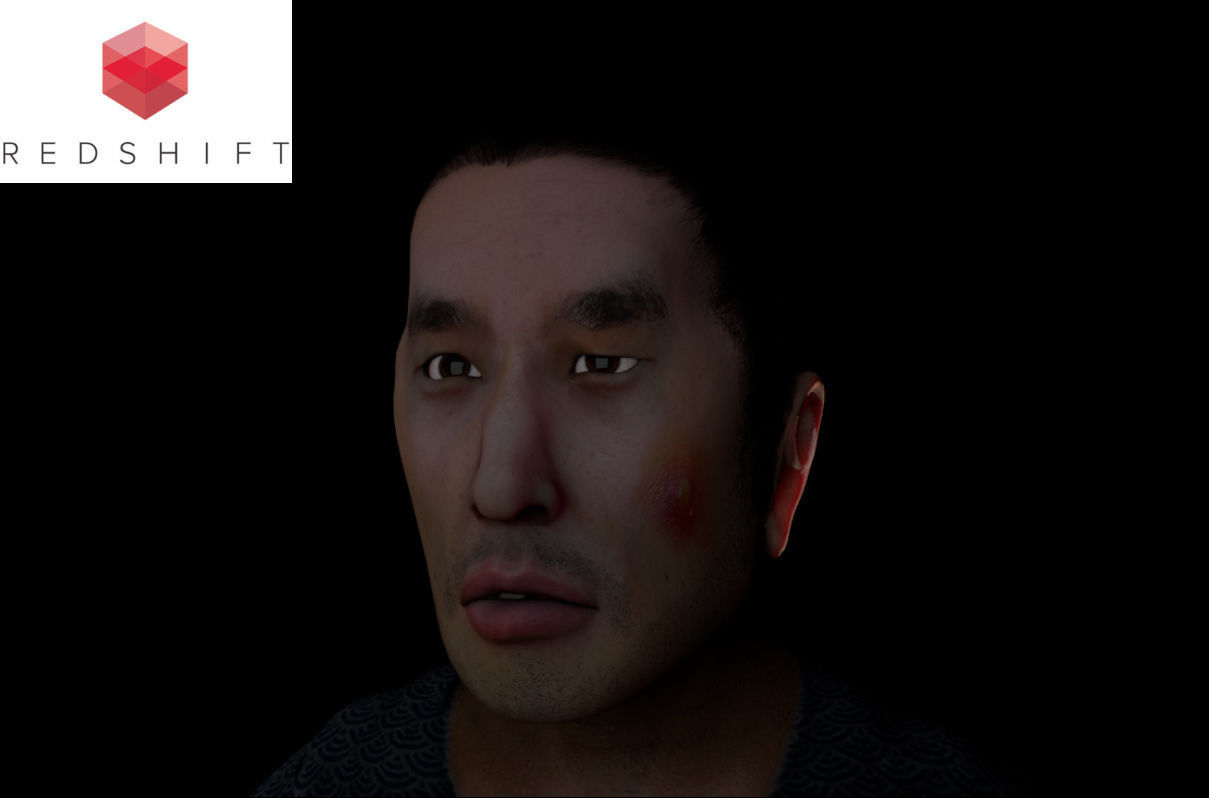 Feudal poor japanese man 3D model rigged | CGTrader