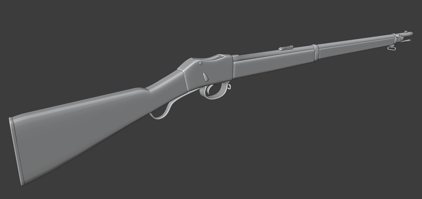 3D model Martini Henry rifle VR / AR / low-poly | CGTrader
