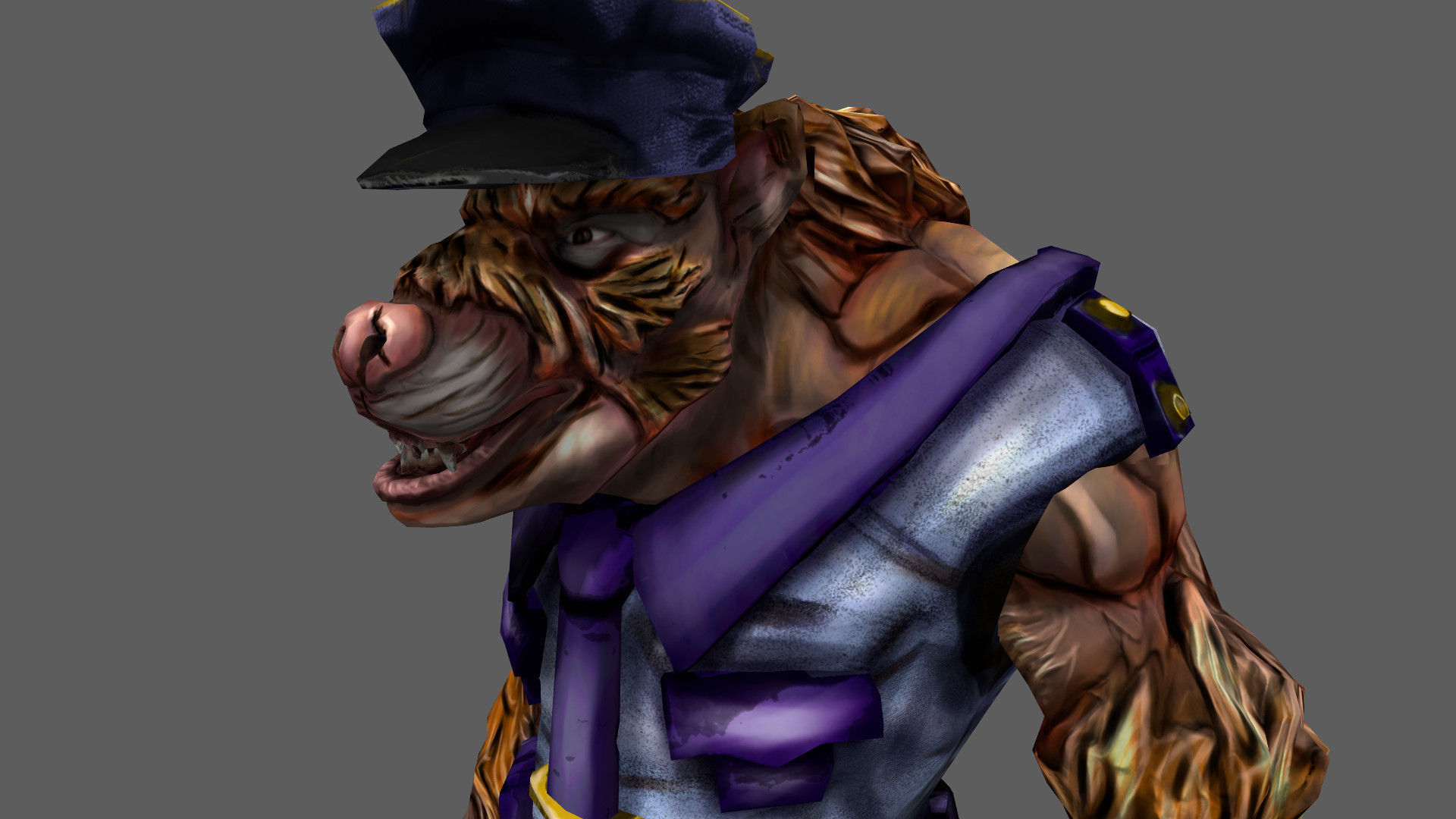 3D model Detective Wolf VR / AR / low-poly rigged animated | CGTrader