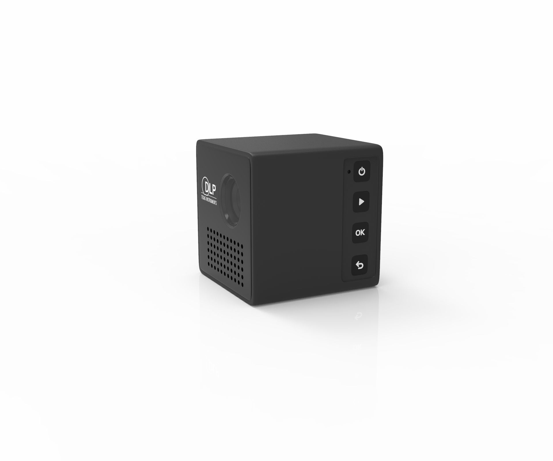 Projector Cube small projector 3D model | CGTrader