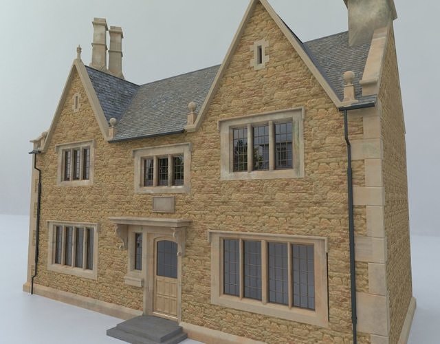 An English Village Cottage or House 3D model | CGTrader