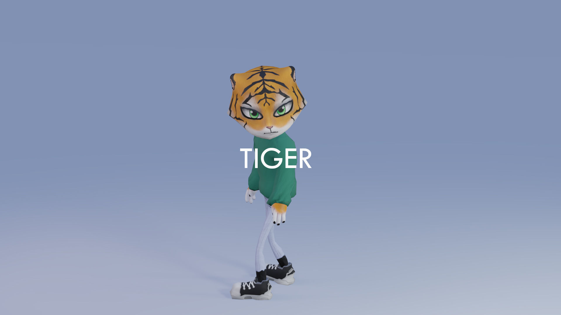 Low Poly Stylish Animal - Wildcat Pack free VR / AR / low-poly 3D model ...