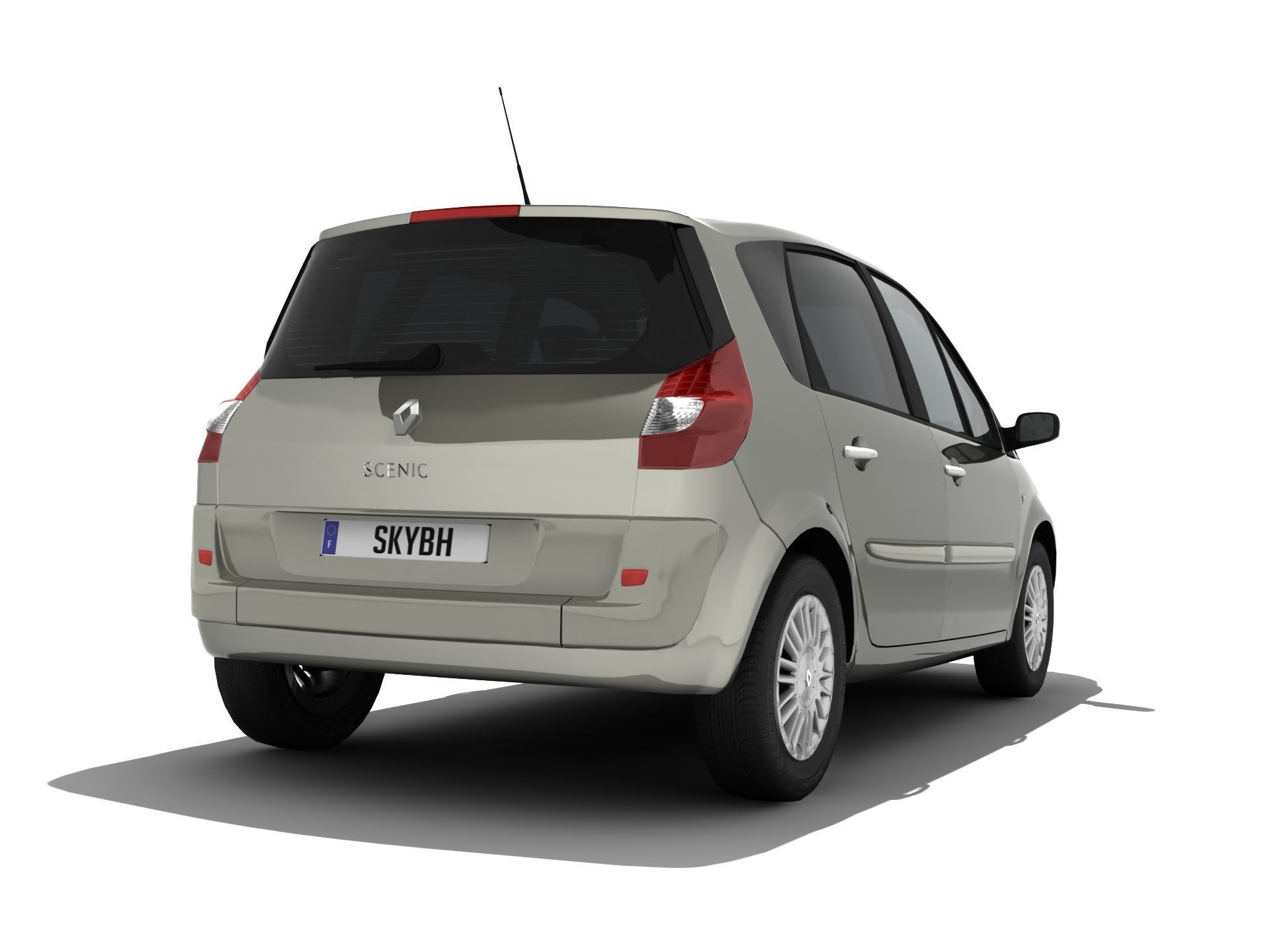3D model Renault Scenic II 2006 VR / AR / low-poly | CGTrader