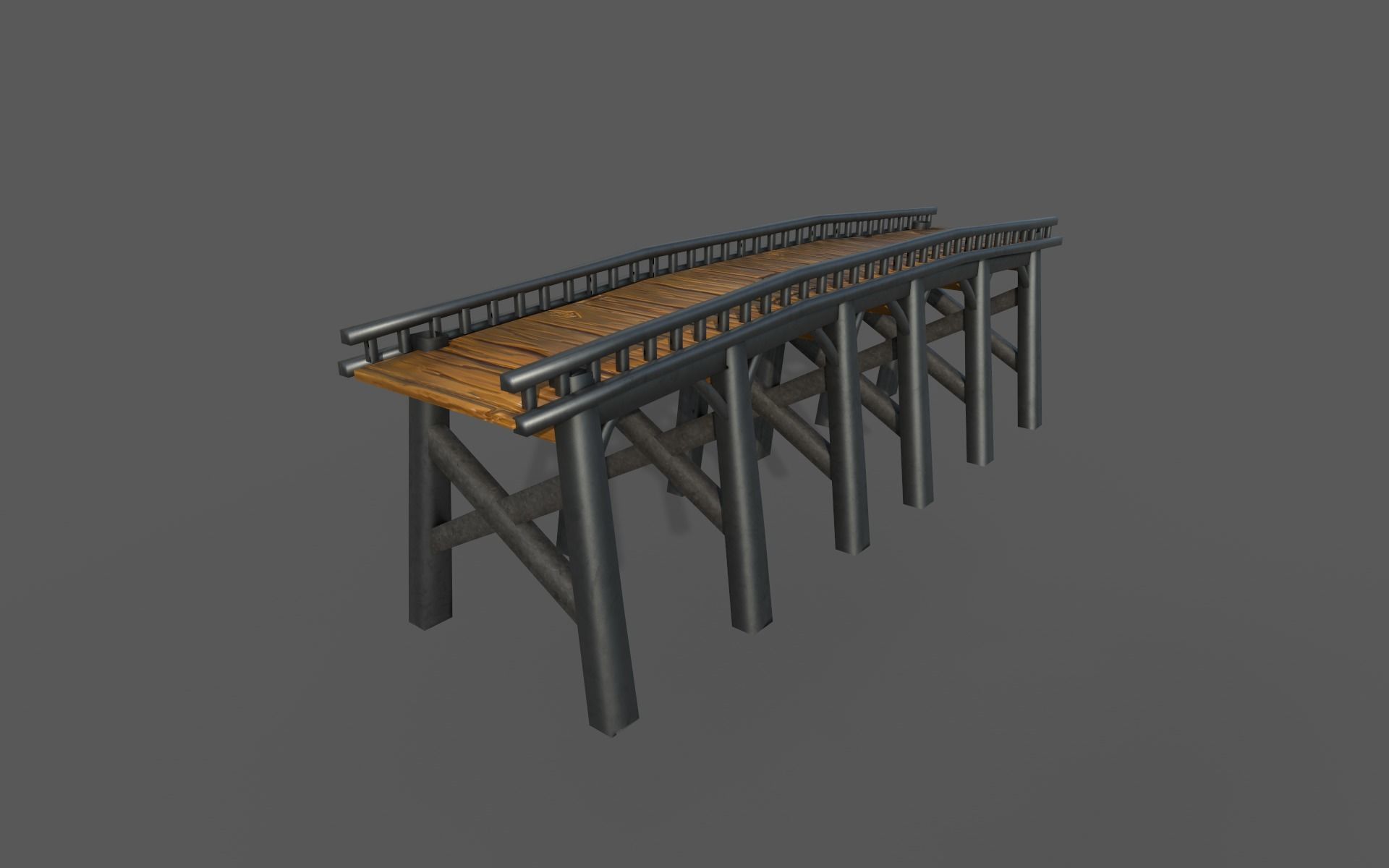 Bridge good 3D model low-poly | CGTrader
