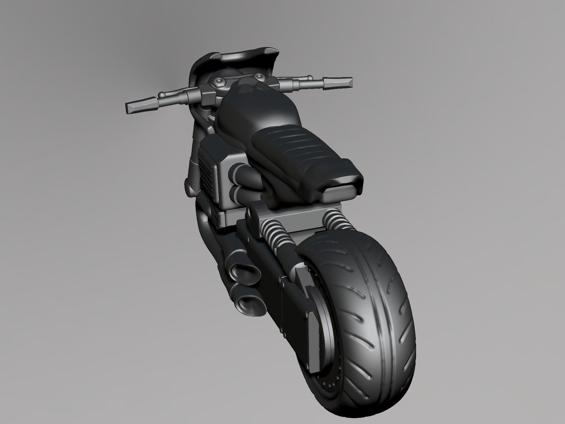 Batcylcle motorcycle 3D model 3D printable | CGTrader