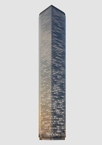 mid poly skyscraper 3d model 3D model | CGTrader