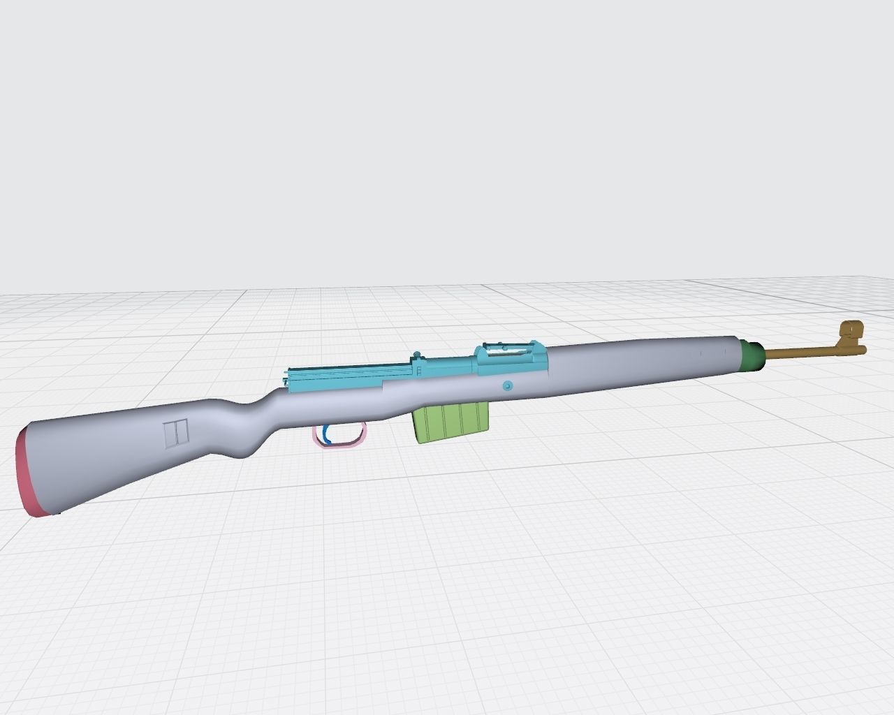 3D model Gun Model with 4K textures Gewehr 43 VR / AR / low-poly | CGTrader