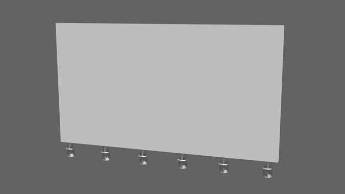 Projector Screen free 3D model | CGTrader