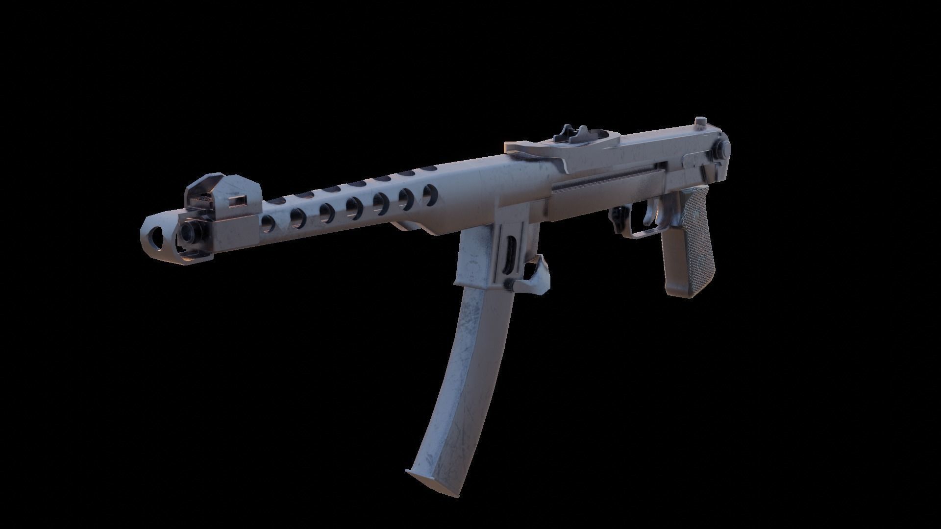 3D model PPS-43 VR / AR / low-poly | CGTrader