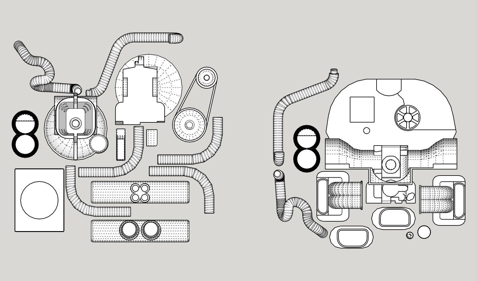 Printable VW engine 3D model 3D printable | CGTrader