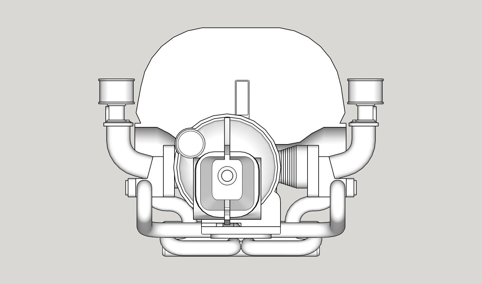 Printable VW engine 3D model 3D printable | CGTrader