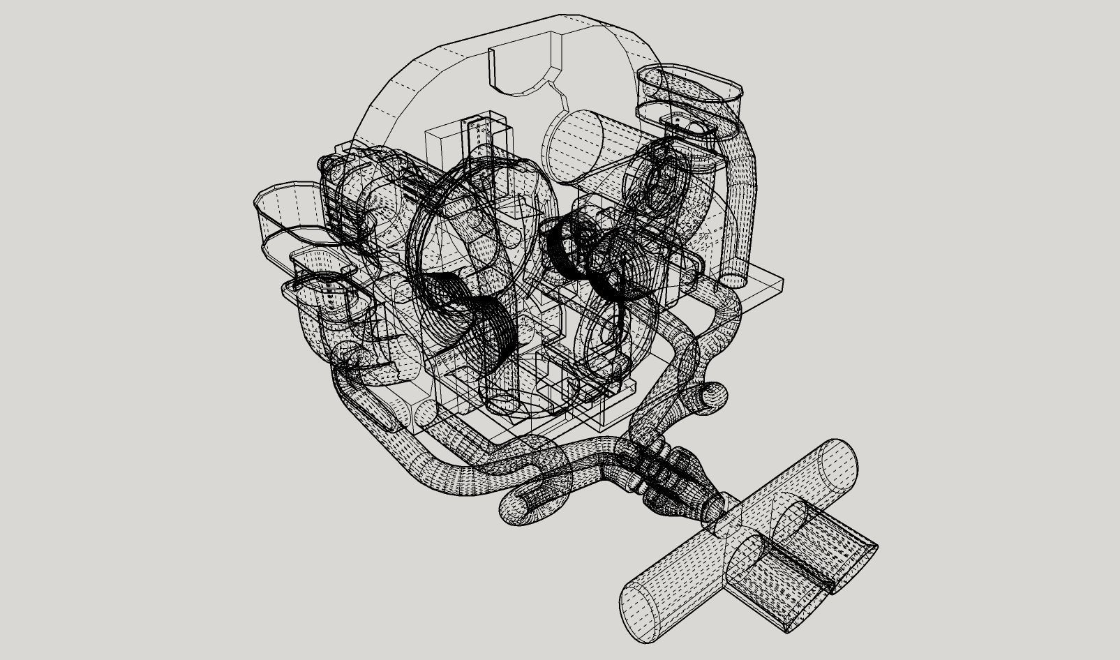 Printable VW engine 3D model 3D printable | CGTrader