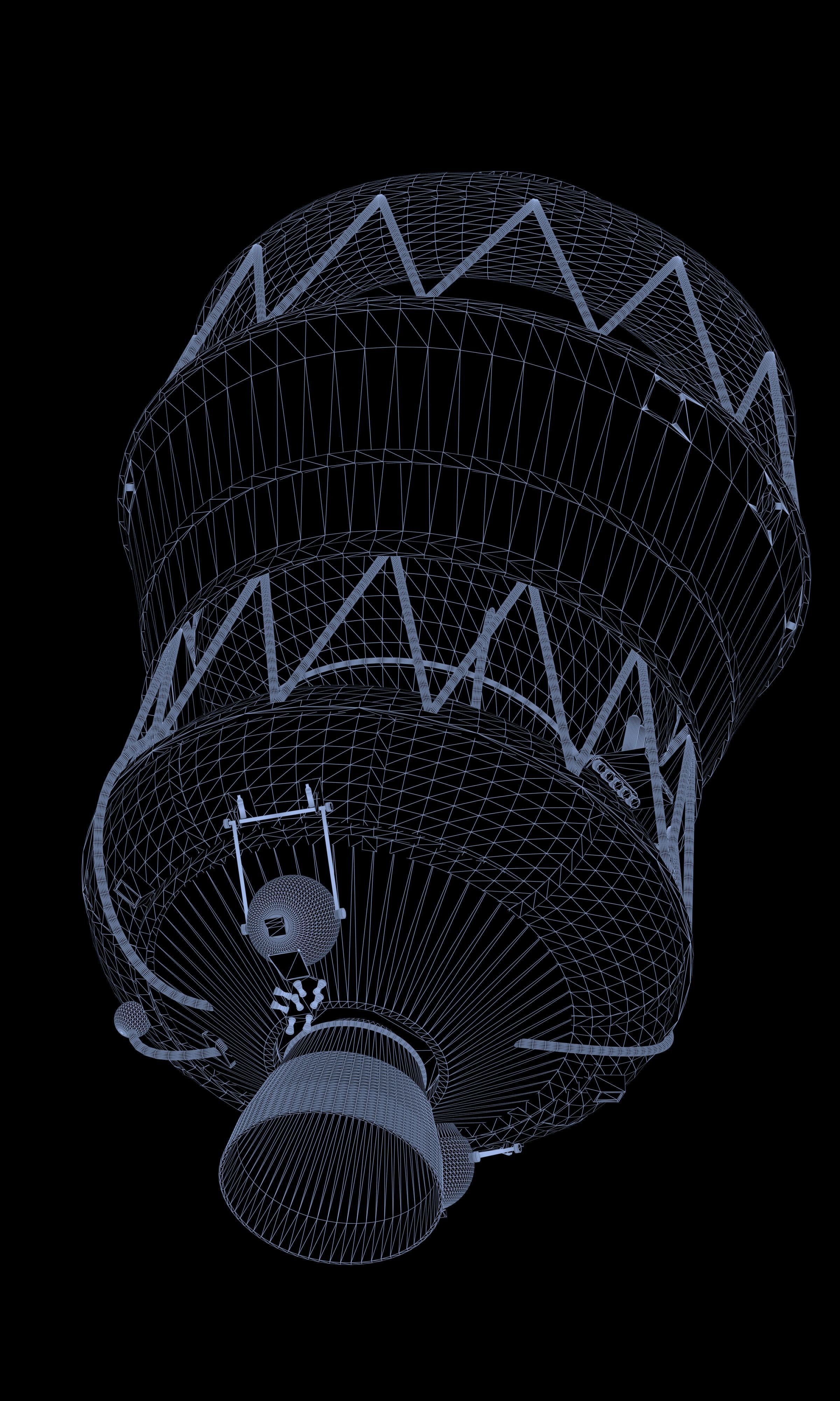 Blok DM upper stage 3D model | CGTrader