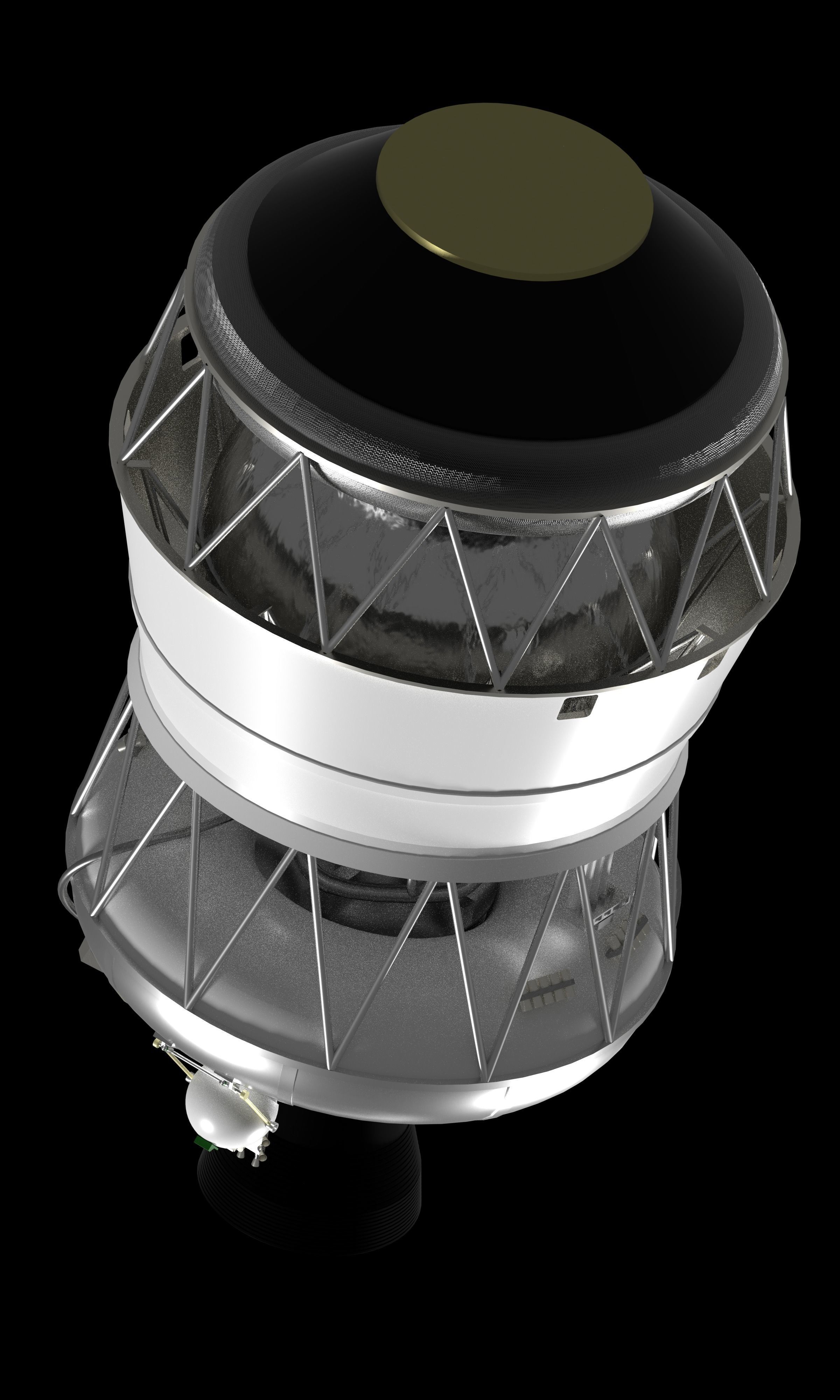 Blok DM upper stage 3D model | CGTrader