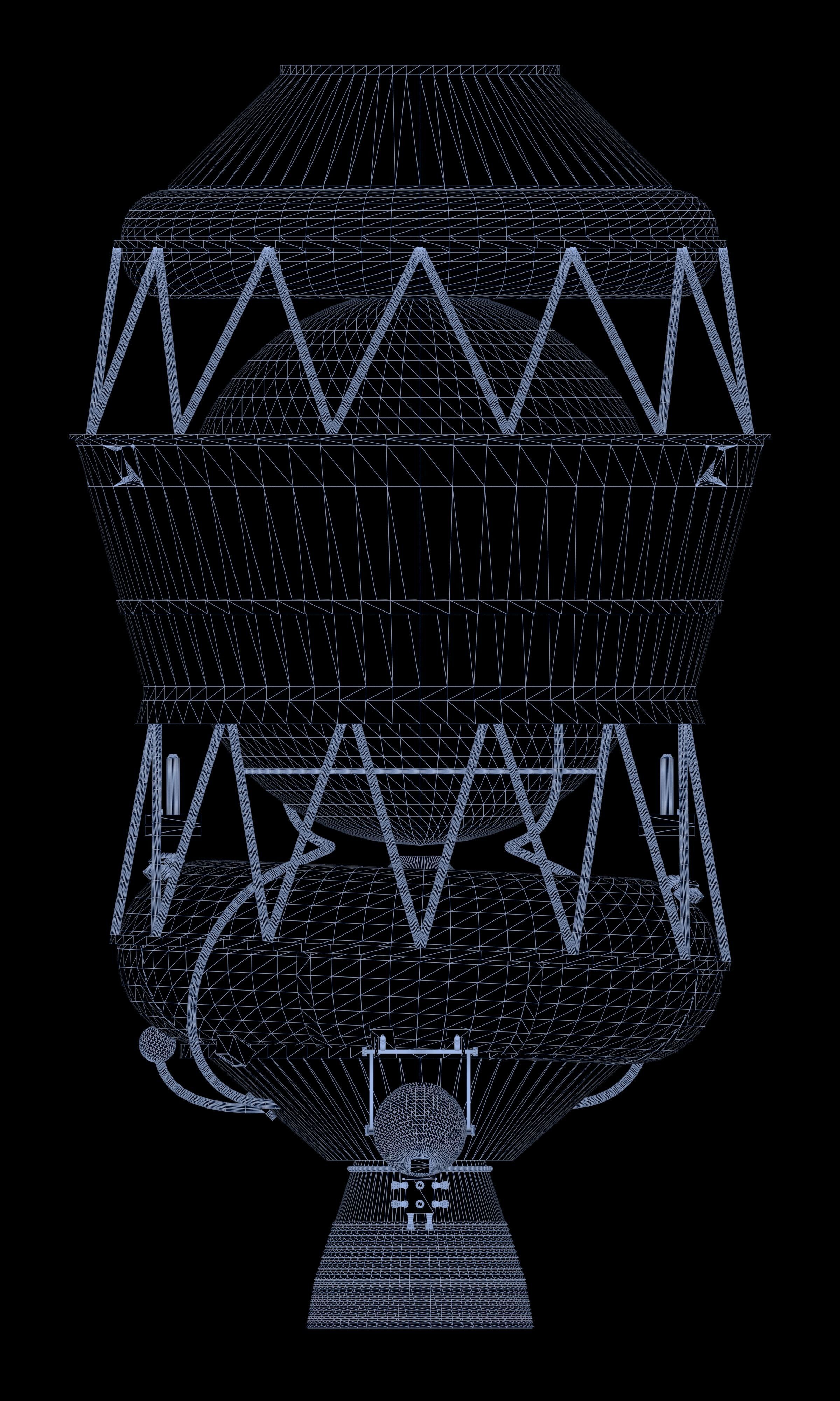 Blok DM upper stage 3D model | CGTrader