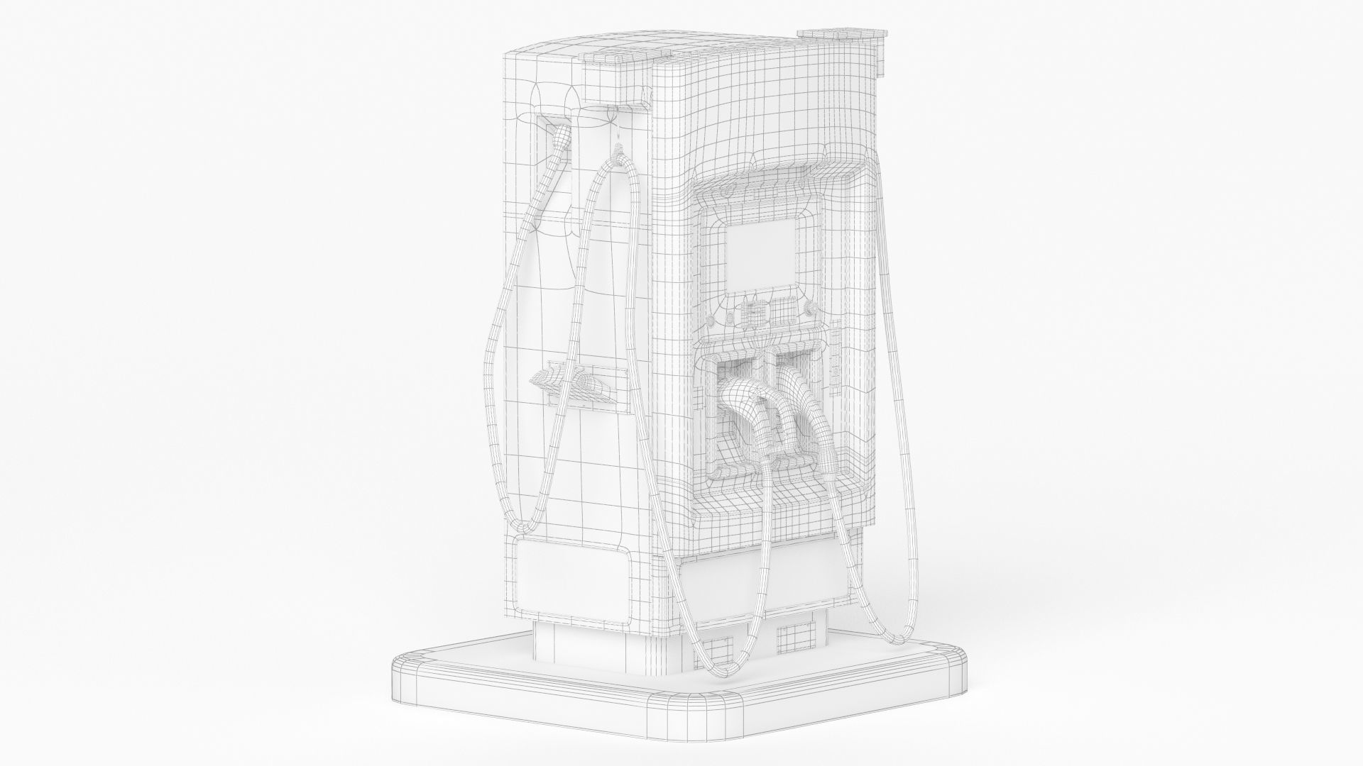 Electric Vehicle Charging Station EV GO 4 3D model | CGTrader